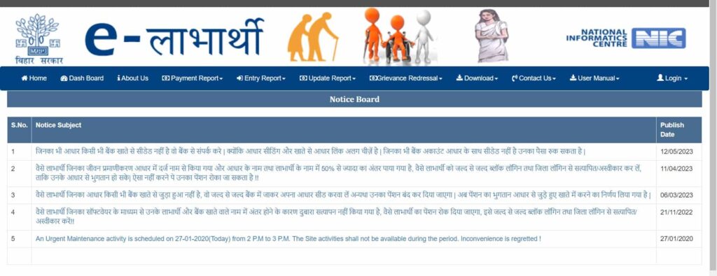 E Labharthi Pension E-KYC Update 2024 : ई लाभार्थी पेंशन E-KYC Update ...
